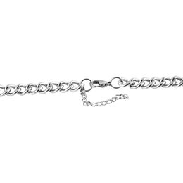 Adelia&acute;s Kette ohne Anh&auml;nger ADELIA&acute;S "Unisex Halskette &ndash; Panzerkette aus Edelstahl 80+5", silber, Halsketten, Damen, 85cm, Edelstahl, Ideal als Geschenk &ndash; dezent und elegant