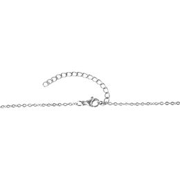 Adelia&acute;s Kette ohne Anh&auml;nger ADELIA&acute;S "Damen Halskette mit Anh&auml;nger &ndash; M&uuml;nze aus Edelstahl", silber, Halsketten, Damen, 43cm, Edelstahl, Perfekt zum Verschenken an besondere Menschen