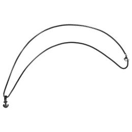 Adelia&acute;s Kette ohne Anh&auml;nger ADELIA&acute;S "Unisex Halskette mit Anh&auml;nger &ndash; aus Edelstahl", schwarz, Halsketten, Damen, 60cm, Edelstahl, Perfekt zum Verschenken an besondere Menschen