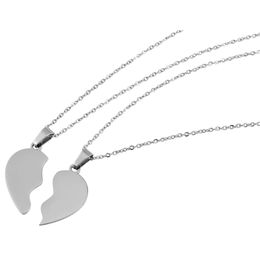 Adelia&acute;s Kette ohne Anh&auml;nger ADELIA&acute;S "Unisex Halskette &ndash; Herz aus Edelstahl 43 cm", silber, Halsketten, Damen, 43cm, Edelstahl, Sch&ouml;ne Geschenkidee zum Weihnachten