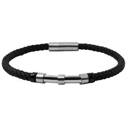 Adelia&acute;s Armband ADELIA&acute;S "Unisex Armband &ndash; Textilarmband aus Leder 22 cm", schwarz, Armb&auml;nder, Damen, 22cm, Leder, Armband, Ein stilvolles Geschenk f&uuml;r besondere Momente