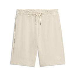 Sporthose Puma "Essentials Elevated 9" Shorts Herren", Herren, Gr. L, Normalgr&ouml;&szlig;en, alpine snow wei&szlig;, Obermaterial: 100% Baumwolle. Tasche &ndash; Oben: 100% Baumwolle, unifarben, regular fit, Hosen Sporthose