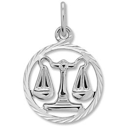 Sternzeichenanh&auml;nger ONE ELEMENT "Sternzeichen Anh&auml;nger aus 925 Silber", silber, Schmuckanh&auml;nger, Damen, Waage, Steinbock, Silber 925 (Sterlingsilber), Sinnbild Ihrer Pers&ouml;nlichkeit &ndash; eine sch&ouml;ne Idee zum Verschenken