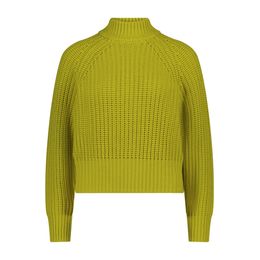 BETTY & CO Strickpullover BETTY & CO "Damen mit Struktur", Damen, Gr. 36, apple gr&uuml;n, Strick, Obermaterial: 85% Polyacryl, 15% Wolle, figurumspielend normal, Pullover Strickpullover