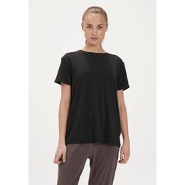 ENDURANCE ATHLECIA Funktionsshirt ATHLECIA "LIZZY", Herren, Gr. 34, schwarz, 88% Polyester, 12% Elasthan, meliert, normal, Rundhals, Shirts Funktionsshirt, mit QUICK DRY-Technologie