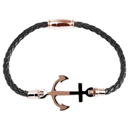 Adelia&acute;s Armband ADELIA&acute;S "Damen Armband &ndash; Textilarmband aus Leder 18 cm", schwarz, Armb&auml;nder, Damen, 18cm, Leder, Armband, Eine sch&ouml;ne Geschenkidee f&uuml;r jeden Anlass