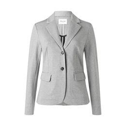 Blusenblazer Maerz Muenchen "Maerz Muenchen 177700 Blazer Damen Bekleidung", Damen, Gr. 36, grau, 62% Viskose, 33% Polyamid, 5% Spandex, Blazer Blusenblazer