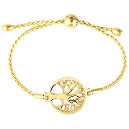 Adelia&acute;s Armband ADELIA&acute;S "Damen Armband aus Edelstahl 20 cm", gold, Armb&auml;nder, Damen, 20cm, Edelstahl, Armband, Ein Geschenk, das Freude macht