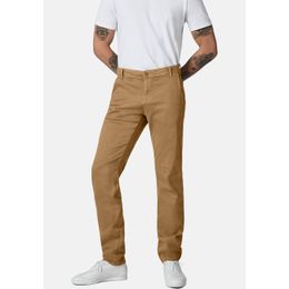 Chinohose PEAK TIME "Solon", Herren, Gr. 30, L&auml;nge 34, gravity braun, Material: 74% Baumwolle, 24% Viskose, 2% Elasthan, gerade, unten schmal lang, Hosen Chinohose, Elegante Herrenhose mit Bio-Baumwolle