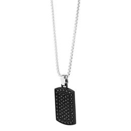 Adelia&acute;s Kette ohne Anh&auml;nger ADELIA&acute;S "Unisex Halskette mit Anh&auml;nger &ndash; aus Edelstahl", schwarz, Halsketten, Damen, 60cm, Edelstahl, Ideal als Geschenk zum einen besonderen Tag