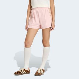 Shorts adidas originals "SHORTS", Damen, Gr. L, N-Gr, sandy pink, normal, gr., Obermaterial: 52% Baumwolle, 48% Polyester, Hosen Shorts