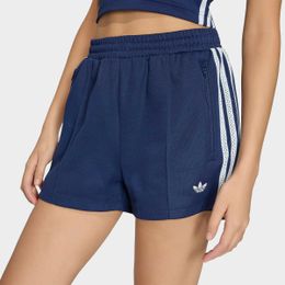 Shorts adidas originals "SHORTS", Damen, Gr. L, N-Gr, night indigo, normal, gr., Obermaterial: 52% Baumwolle, 48% Polyester, Hosen Shorts
