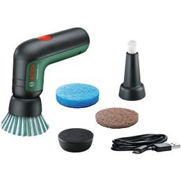 Bosch Home and Garden Akku-Oberfl&auml;chenb&uuml;rste BOSCH HOME & GARDEN "&raquo;UniversalBrush&laquo;", gr&uuml;n, Elektroreinigungsb&uuml;rsten, Inkl. umfangreichem Zubeh&ouml;r