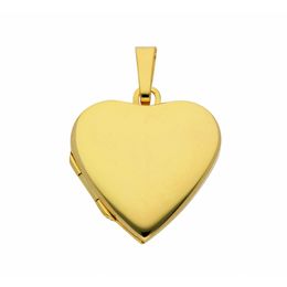 Adelia&acute;s Kettenanh&auml;nger ADELIA&acute;S "Damen 585 Gold Medaillon Anh&auml;nger", gold, Schmuckanh&auml;nger, Damen, Gelbgold 585 Gold, Gelbgold 585, Gold, Kettenanh&auml;nger, Goldschmuck f&uuml;r Damen
