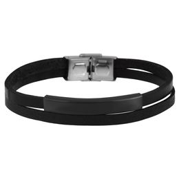 Adelia&acute;s Armband ADELIA&acute;S "Damen Armband aus Leder 21 cm", schwarz, Armb&auml;nder, Damen, 21cm, Leder, Armband, Zum Verschenken &ndash; ideal zum Jubil&auml;um
