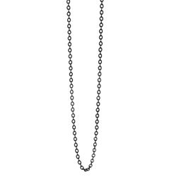 Adelia&acute;s Kette ohne Anh&auml;nger ADELIA&acute;S "Unisex Halskette &ndash; Ankerkette aus Edelstahl 60+5", schwarz, Halsketten, Damen, 65cm, Edelstahl, Ideal zum Verschenken &ndash; schlicht und stilvoll