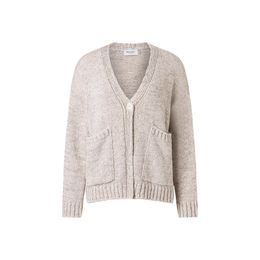 Strickjacke Maerz Muenchen "Maerz Muenchen 217500 Strickjacke Damen Bekleidung", Damen, Gr. 40, braun, 56% Leinen, 35% Baumwolle, 9% Polyamid, Strickjacken Strickjacke