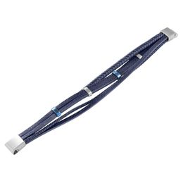 Adelia&acute;s Armband ADELIA&acute;S "Unisex Armband &ndash; Lederarmband aus Leder 23 cm", blau, Armb&auml;nder, Damen, 23cm, Leder, Armband, Ideal als Geschenk f&uuml;r besondere Anl&auml;sse
