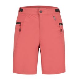 Trekkingshorts Icepeak "Icepeak Shorts Drew", Damen, Gr. 36, EURO-Gr&ouml;&szlig;en, hellrot, Stoff, 88% Polyamid, 12% Elasthan, Hosen