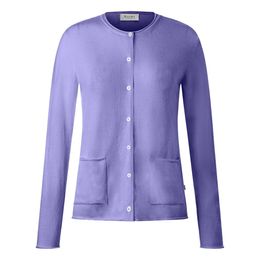 Maerz Muenchen Damen Strickjacke "Maerz Muenchen 244000 Strickjacke Damen Bekleidung"lila, Gr. 38, 100% Wolle (Merino), Strickjacken