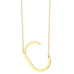 Adelia&acute;s Kette ohne Anh&auml;nger ADELIA&acute;S "Damen Halskette mit Anh&auml;nger &ndash; Buchstabe aus Edelstahl", gold, Halsketten, Damen, 48cm, Edelstahl, Eine sch&ouml;ne Geschenkidee f&uuml;r jeden Anlass