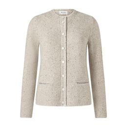 Strickjacke Maerz Muenchen "Maerz Muenchen 246901 Strickjacke Damen Bekleidung", Damen, Gr. 42, beige, 60% Wolle, 20% Viskose, 20% Polyamid, Strickjacken Strickjacke