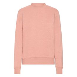 Longpullover oxmo "Sweater OXMille", Damen, Gr. XS, braun (cameo braun melange), Obermaterial: 55% Polyester PES. 45% Baumwolle CO., Pullover Longpullover