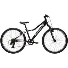 Kinderfahrrad KROSS "KROSS Kinderad 24" Lea JR 1.0 Schwarz 8 G&auml;nge 2026" Gr. 30, schwarz, schwarz, Fahrr&auml;der, Kinder, 30cm, 24 Zoll (60,96cm) hinten: 24 Zoll (60,96cm)