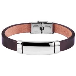 Adelia&acute;s Armband ADELIA&acute;S "Unisex Armband aus Leder 21 cm", braun, Armb&auml;nder, Damen, 21cm, Leder, Armband, Perfekt als Geschenk zum Valentinstag