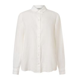 Langarmbluse Maerz Muenchen "Maerz Muenchen 154600 Langarmbluse Damen Bekleidung", Damen, Gr. 36, wei&szlig;, 100% Leinen, Blusen