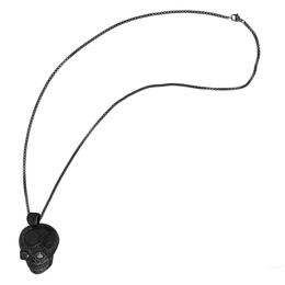 Adelia&acute;s Kette ohne Anh&auml;nger ADELIA&acute;S "Unisex Halskette mit Anh&auml;nger &ndash; Totenkopf aus Edelstahl", schwarz, Halsketten, Damen, 60cm, Edelstahl, Ideal als Geschenk zum Valentinstag