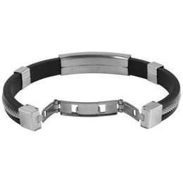 Adelia&acute;s Armband ADELIA&acute;S "Unisex Armband &ndash; Silikonarmband aus Silikon 22 cm", schwarz, Armb&auml;nder, Damen, 22cm, Synthetik, Armband, Ideal als Geschenk &ndash; dezent und elegant