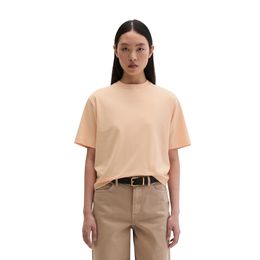 Marc O'Polo T-Shirt MARC O'POLO "mit TENCEL&trade; Modal", Damen, Gr. L, soft peach, Obermaterial: 48% Modal, 48% Baumwolle, 4% Elasthan, unifarben, Basic, loose fit, Rundhals, Shirts T-Shirt