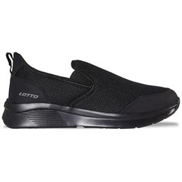 Sneaker Lotto, Herren, Gr. 36, schwarz, Kunstfaser, Synthetik, unifarben, Schuhe Sneaker, - mit bequemer Memory-Foam Innensohle