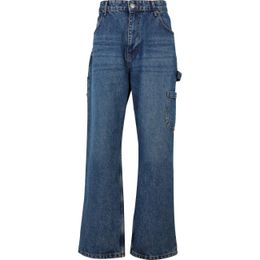 Bequeme Jeans 2Y STUDIOS "2Y Studios 2Y Eladan Worker Baggy Jeans", Herren, Gr. 29, Normalgr&ouml;&szlig;en, midblau, 100% Baumwolle, unifarben, Jeans