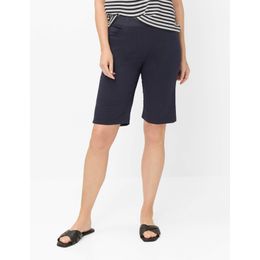 Bermudas RAPHAELA BY Brax "Style PAMINA BERMUDA", Damen, Gr. 38, Normalgr&ouml;&szlig;en, navy, Web, 96% Baumwolle, 4% Elasthan, Hosen Bermudas