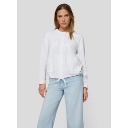 Blouson Rabe "Jacke", Damen, Gr. 52, wei&szlig;, 50%Baumwolle, 50%Polyester, unifarben, gerade, gerader Abschluss, Jacken Blouson