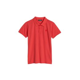 Marc O'Polo Poloshirt MARC O'POLO "aus Bio-Baumwoll-Piqu&eacute;", Jungen, Gr. 176, rot, Obermaterial: 100% Baumwolle, unifarben, regular fit, Rippb&uuml;ndchen, Shirts