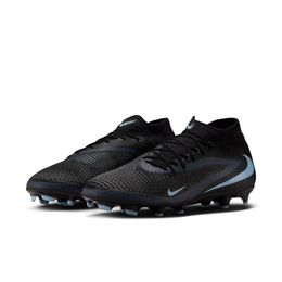 Fu&szlig;ballschuh Nike "Phantom 6 High Academy", Herren, Gr. 41, schwarz, schwarz, Synthetik, Textil, Schuhe Fu&szlig;ballschuh, geeignet f&uuml;r feste Rasenb&ouml;den