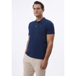 Poloshirt FELIX HARDY "Polo Shirt", Herren, Gr. L, navy, 97% Baumwolle, 3% Elasthan, Shirts