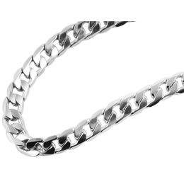 Adelia&acute;s Kette ohne Anh&auml;nger ADELIA&acute;S "Herren Halskette &ndash; Panzerkette aus Edelstahl" Gr. 60, silber, Halsketten, Herren, 60, Edelstahl, Geschenkidee: zeitlos und vielseitig