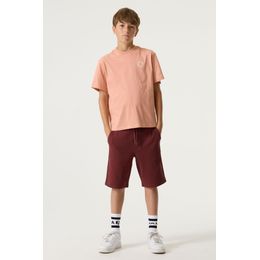 Sweatshorts Garcia, Jungen, Gr. 158, N-Gr, cowhide, Sweatware, Obermaterial: 80% Baumwolle, 15% Polyester, 5% Elasthan, bequem kniebedeckend, Hosen Sweatshorts, Mit Tunnelzug