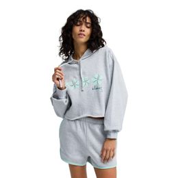 Hoodie Billabong "Palmer", Damen, Gr. L, erdgrau, Obermaterial: 80% Walkfrottier, 20% Microfaser;, Sweatshirts Hoodie
