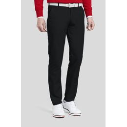 Chinos MEYER "Augusta 1-8060", Herren, Gr. 31, L&auml;nge 34, schwarz, 67% Polyamid, 27% Baumwolle, 6% Elasthan, unifarben, regular fit lang, Hosen, aus der Golf Serie, mit Silikon-Stopper