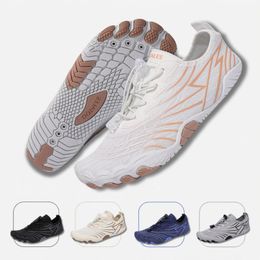 Barfu&szlig;schuh DOTALES "Flowstep Barfu&szlig;schuhe Damen & Herren, Flowstep Barfu&szlig;schuhe", Damen, Gr. 36, Normalschaft, wei&szlig;, Synthetik, Textil, Schuhe Barfu&szlig;schuh Schn&uuml;rschuh, Das Original-Barfu&szlig; Sneaker, Minimalschuhe, Schnellverschluss