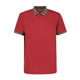 Poloshirt Icepeak "Icepeak Polo shirt Bexley", Herren, Gr. L, moosbeere, Stoff, 100% Polyester, normal, hoch geschlossener Ausschnitt, Shirts