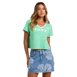 T-Shirt Roxy "Always Lucky", Damen, Gr. L, gr&uuml;n (katydid), Obermaterial: 100% Baumwolle., Shirts T-Shirt