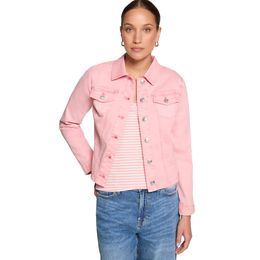 Jackenblazer Zero "Damen im Jeans-Look", Damen, Gr. 34, bridal rose, Obermaterial: 71% Baumwolle, 3% Elasthan, 26% Polyester, Basic, figurbetont normal, Blazer, Material.