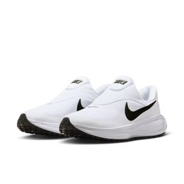 Laufschuh Nike "REVOLUTION 8 EASYON", Herren, Gr. 43, wei&szlig;, schwarz, wolf grau, Synthetik, Textil, Schuhe Laufschuh
