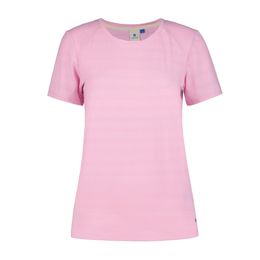 Funktionsshirt Luhta "Luhta T-shirt Karisto", Damen, Gr. L, rosenrot, Stoff, 86% Polyamid, 12% Elasthan, 2% Polyester, normal, Rundhals, Shirts Funktionsshirt